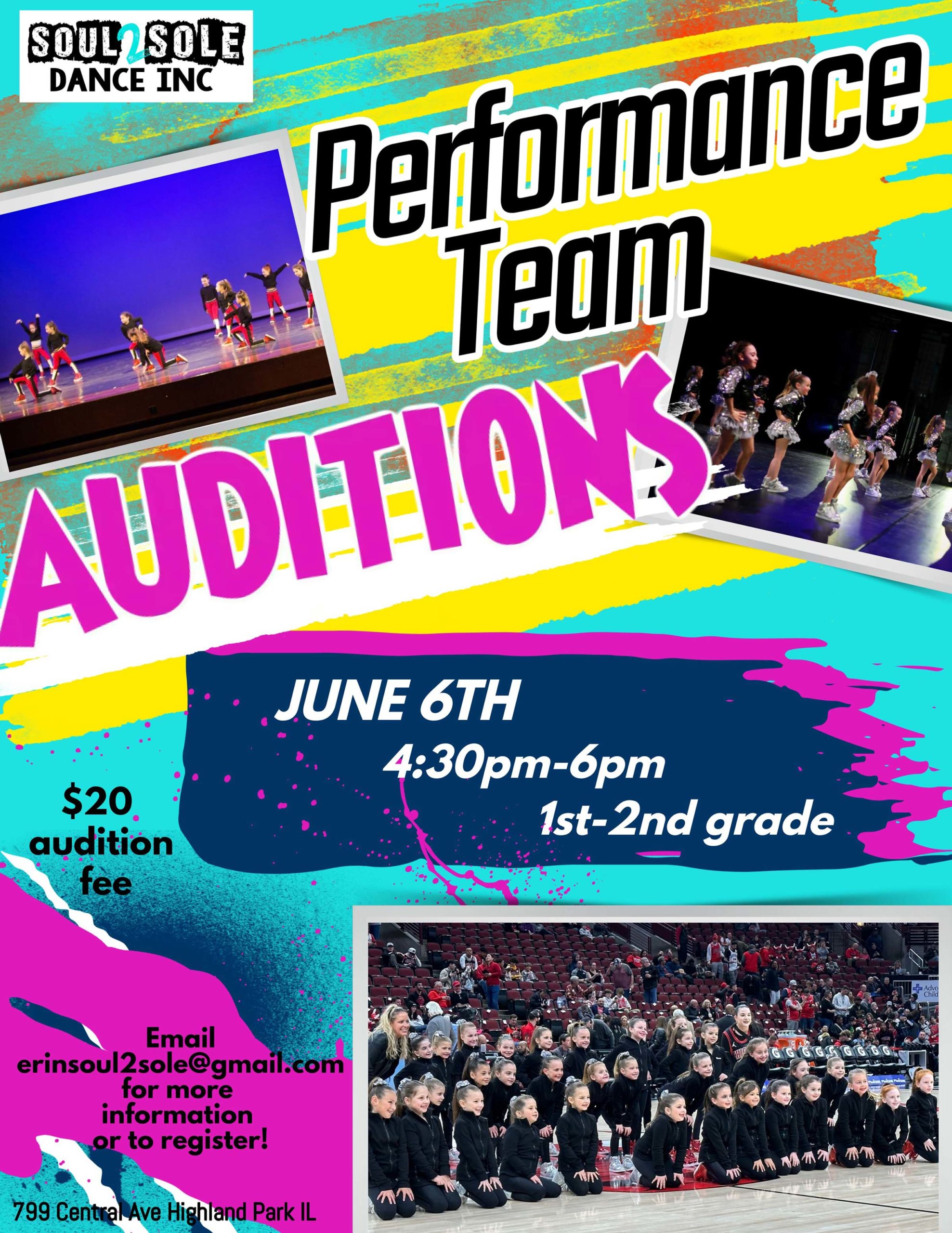 Audition Information - Soul 2 Sole Dance, Inc.